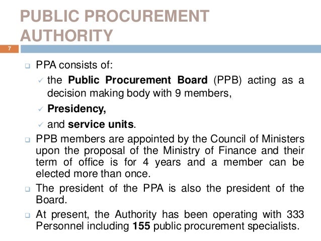 Turkey Presentation, Erkan Ozdemir, PPA, Institutional set up, 7th Re…