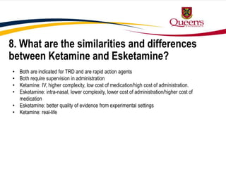 Ketamine in Treatment Resistant Depression | PPTX