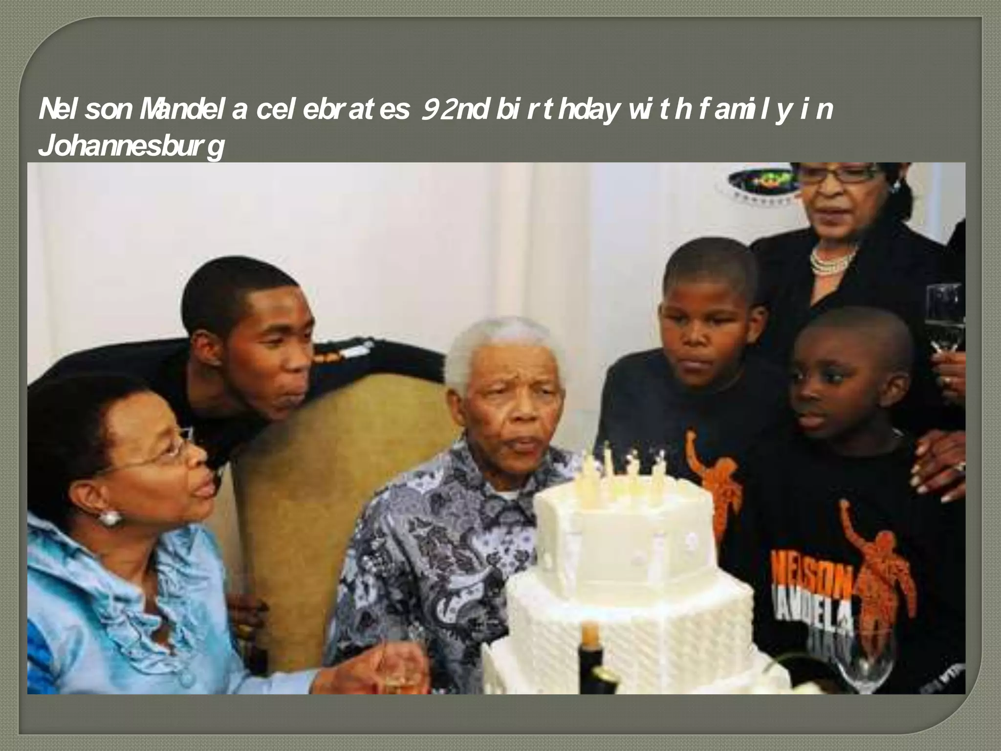 Turkey nelson mandela prepared by bengisu özdemir | PPTX | Birthday ...