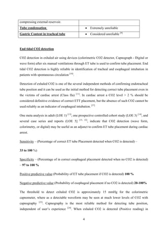 Detecting methods of endotracheal tube positions | PDF