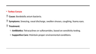 TURKEYS – COMMON DISEASES AND THEIR MANAGEMENT[1].pptx