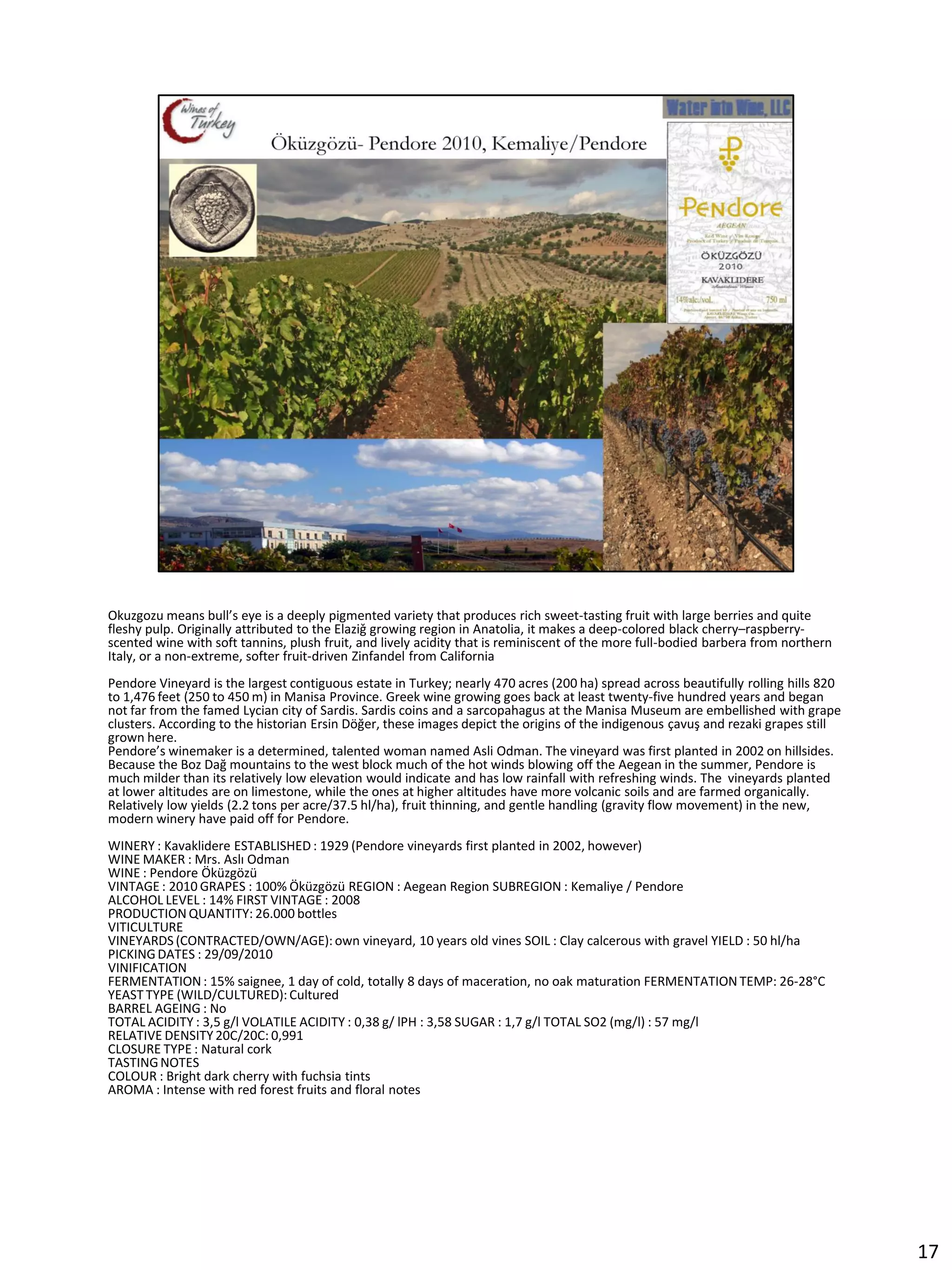 Turkey's indigenous wine varieties 1025notes | PDF