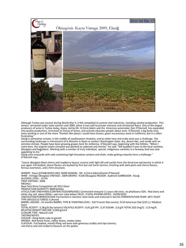 Turkey's indigenous wine varieties 1025notes | PDF