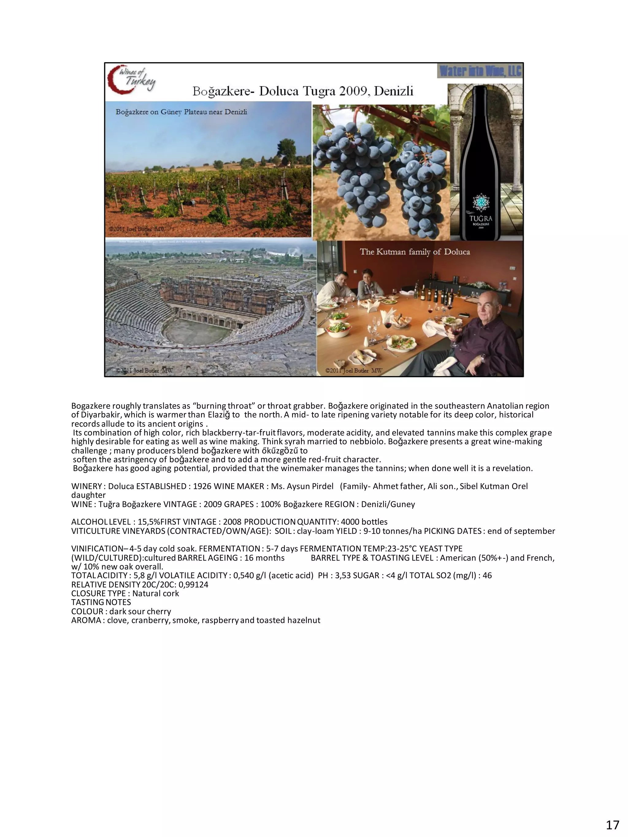 Turkey's indigenous wine varieties n otes 11812 | PDF