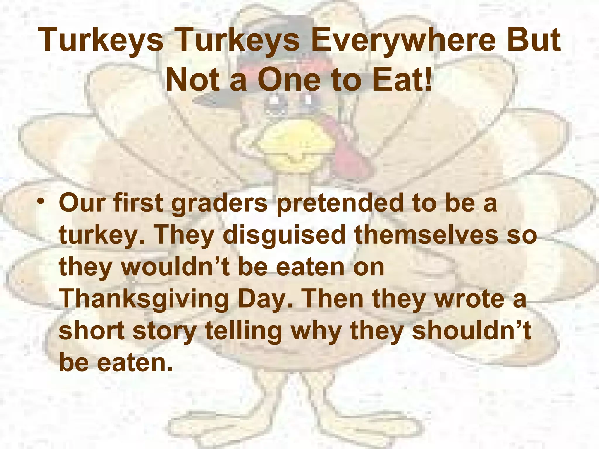 Turkeys in Disguise | PPT