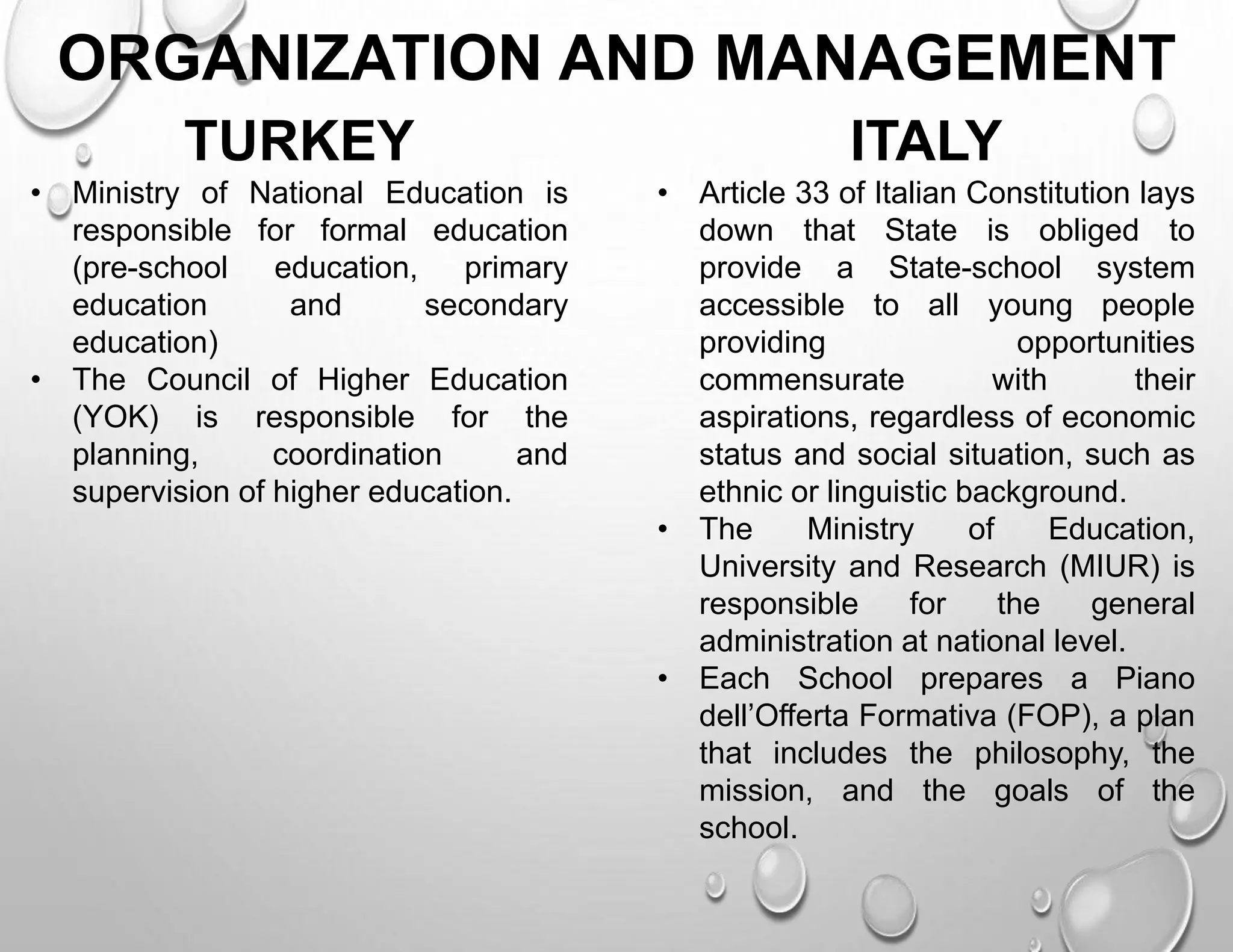 Turkey vs. italy | PPTX