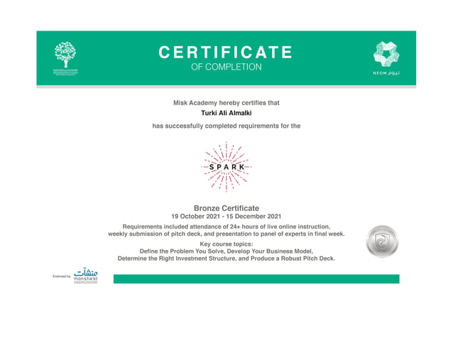 Spark Program -- Misk Academy | PDF