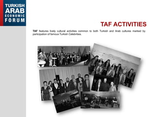 Turkish-Arab Economic Forum overview | PPT