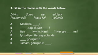 Turkish Dialogues 1 (A1) | PPTX