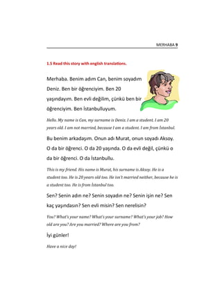 Basic Turkish Reading | PDF