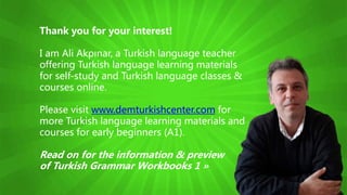 Turkish Grammar Books 1 | PPTX