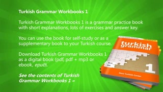Turkish Grammar Books 1 | PPTX