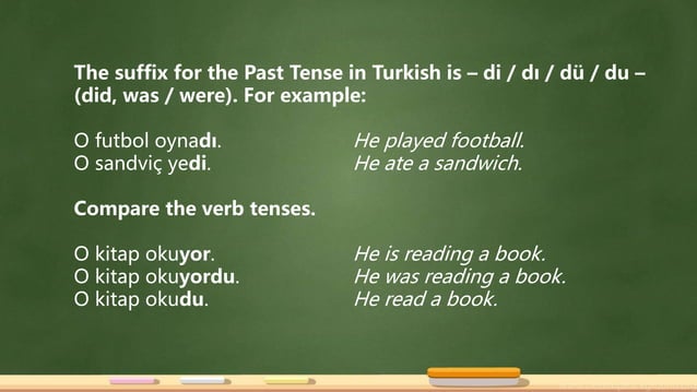 Turkish Grammar Workbooks 2 | PPTX