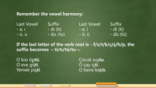 Turkish Grammar Workbooks 2 | PPTX