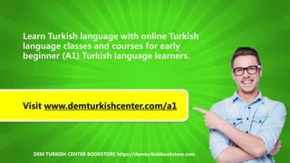 Turkish Grammar Practice Course 1 (A1) | PPTX