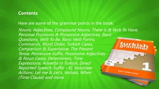 Turkish Grammar Practice Course 1 (A1) | PPTX