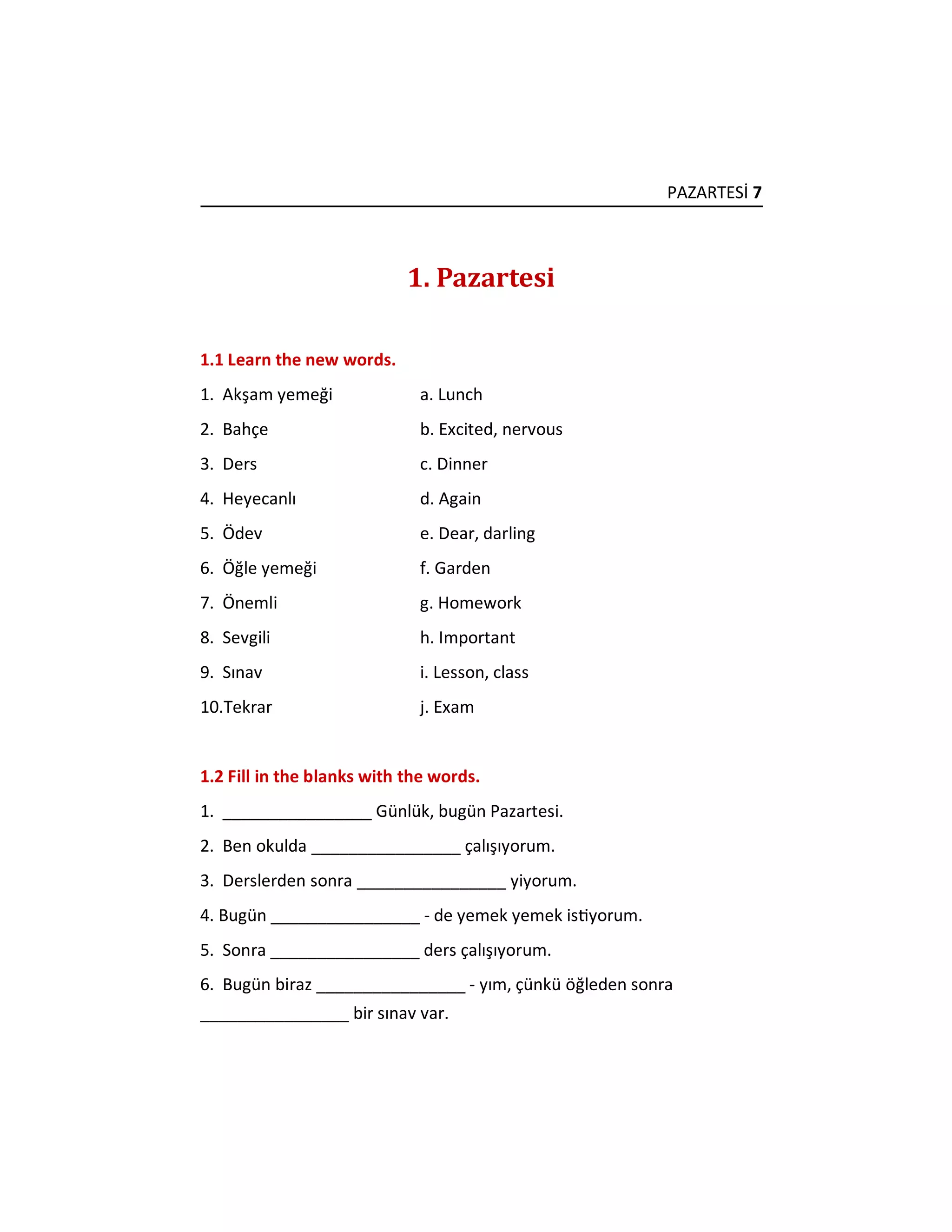 Turkish Language Books - Turkish Diaries 1 | PDF