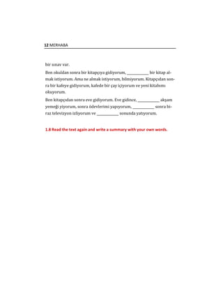 Turkish Language Books - Turkish Diaries 1 | PDF