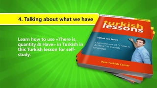 Turkish Language Lessons - Beginner A1 | PPTX
