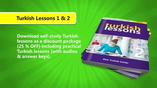 Turkish Language Lessons - Beginner A1 | PPTX