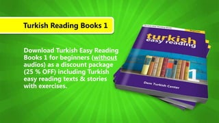 Turkish Language Lessons - Beginner A1 | PPTX