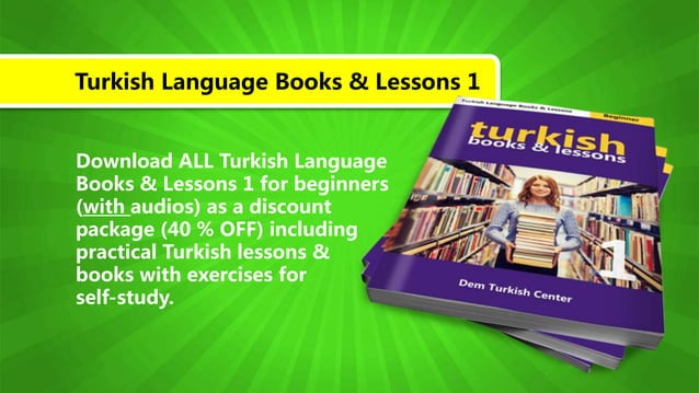 Learn Turkish language with Turkish language lessons for self-study ...