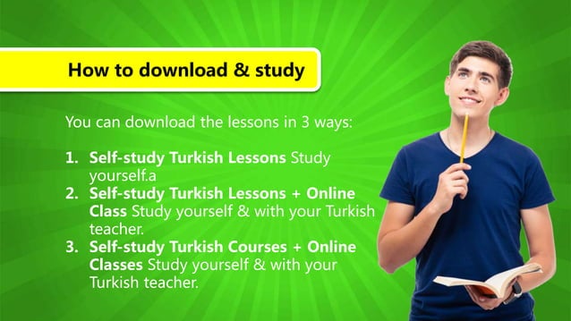Learn Turkish language with Turkish language lessons for self-study ...