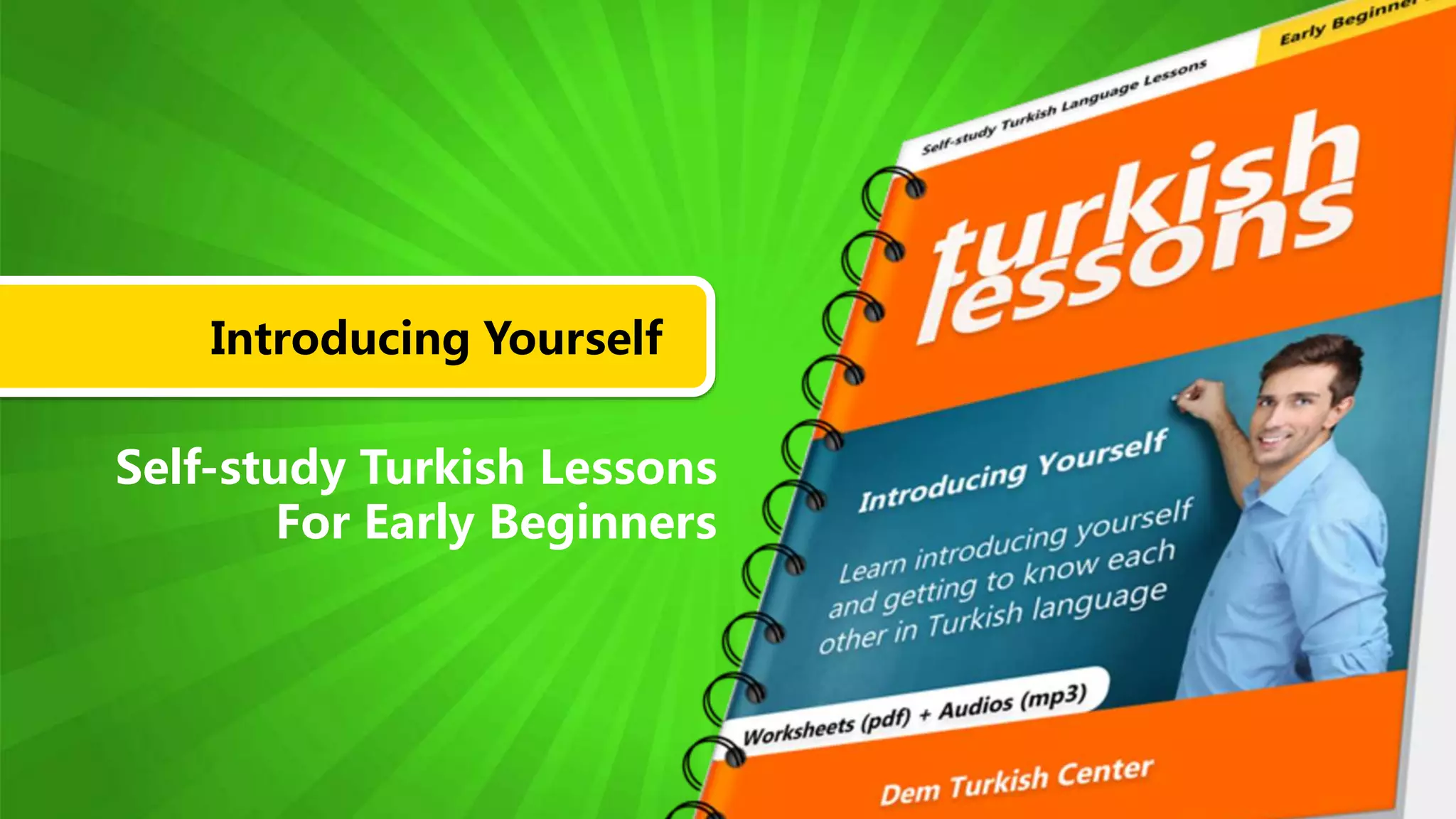 Turkish Lessons 1 (A1) - Introducing Yourself | PPTX