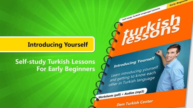 Turkish Lessons 1 (A1) - Introducing Yourself | PPT