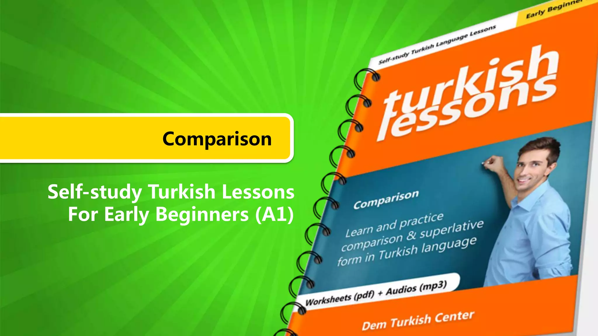 Turkish Lessons 9 (A1) - Comparison | PPT