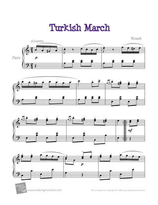 Turkish march-piano-solo | PDF