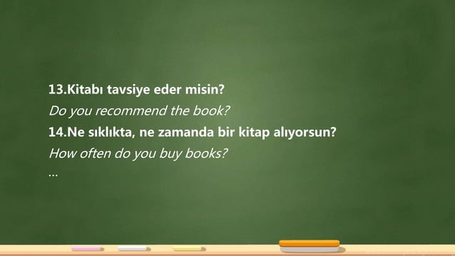 Turkish Questions 1 (A2) | PPT