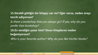 Turkish Questions 1 (A2) | PPTX