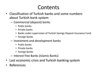 Turkish banking system | PPT