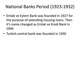 Turkish banking system | PPT