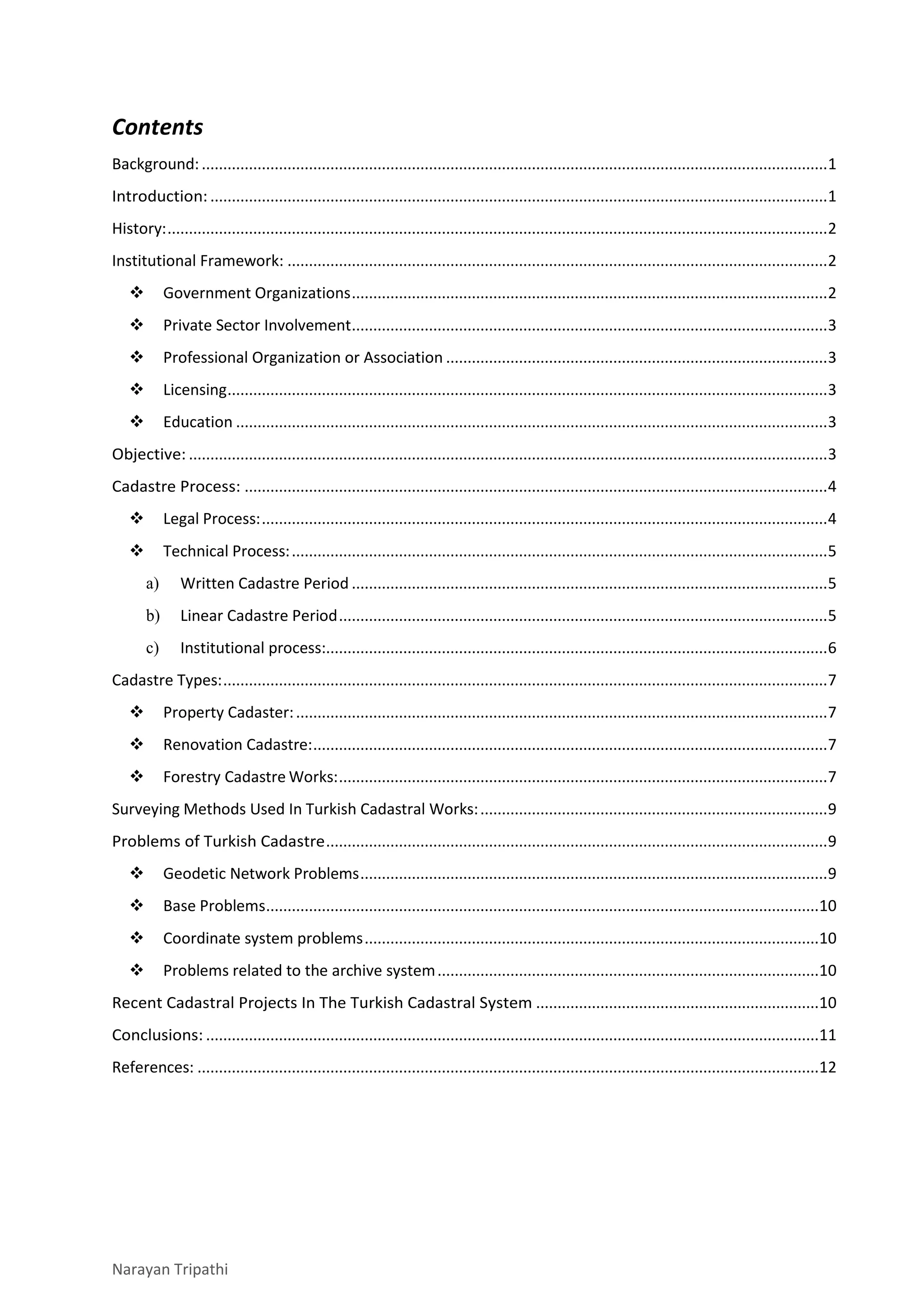 Turkish cadastral system | PDF