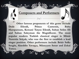 Turkish classical art music | PPT