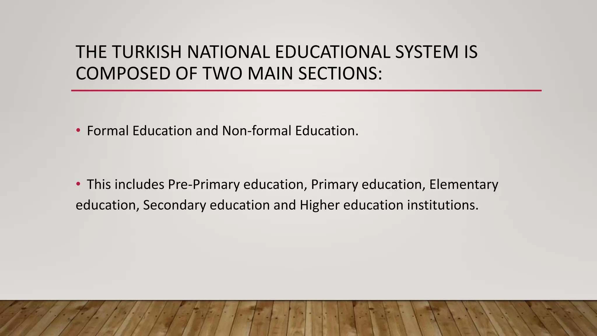Turkish educational system | PPTX