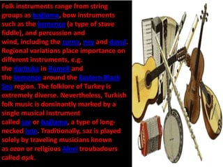 Turkish folk music | PPTX