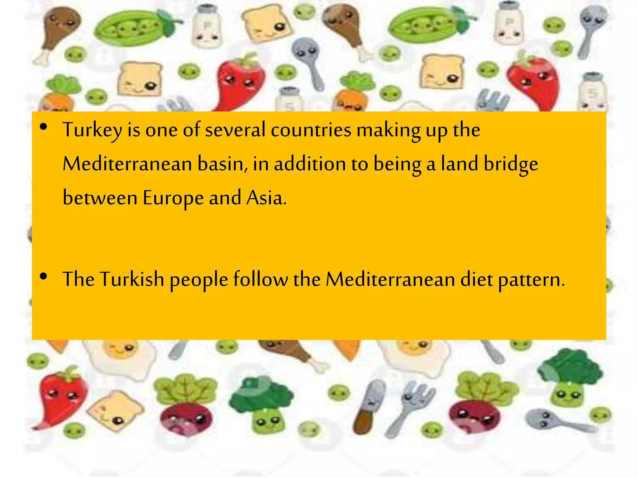 Turkish food pyramid | PPTX