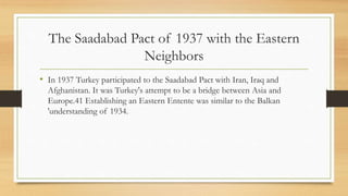 Turkish foreign policy | PPTX