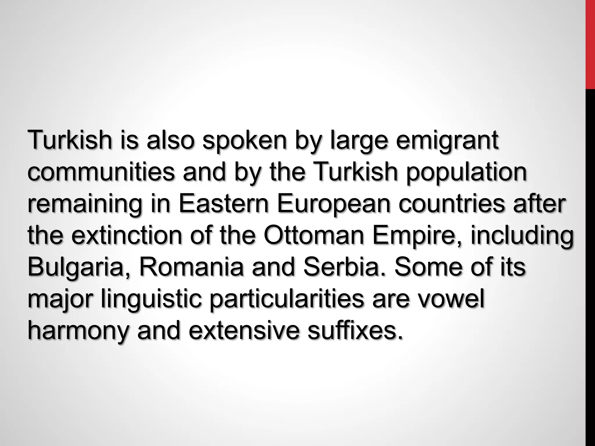 Turkish language | PPTX