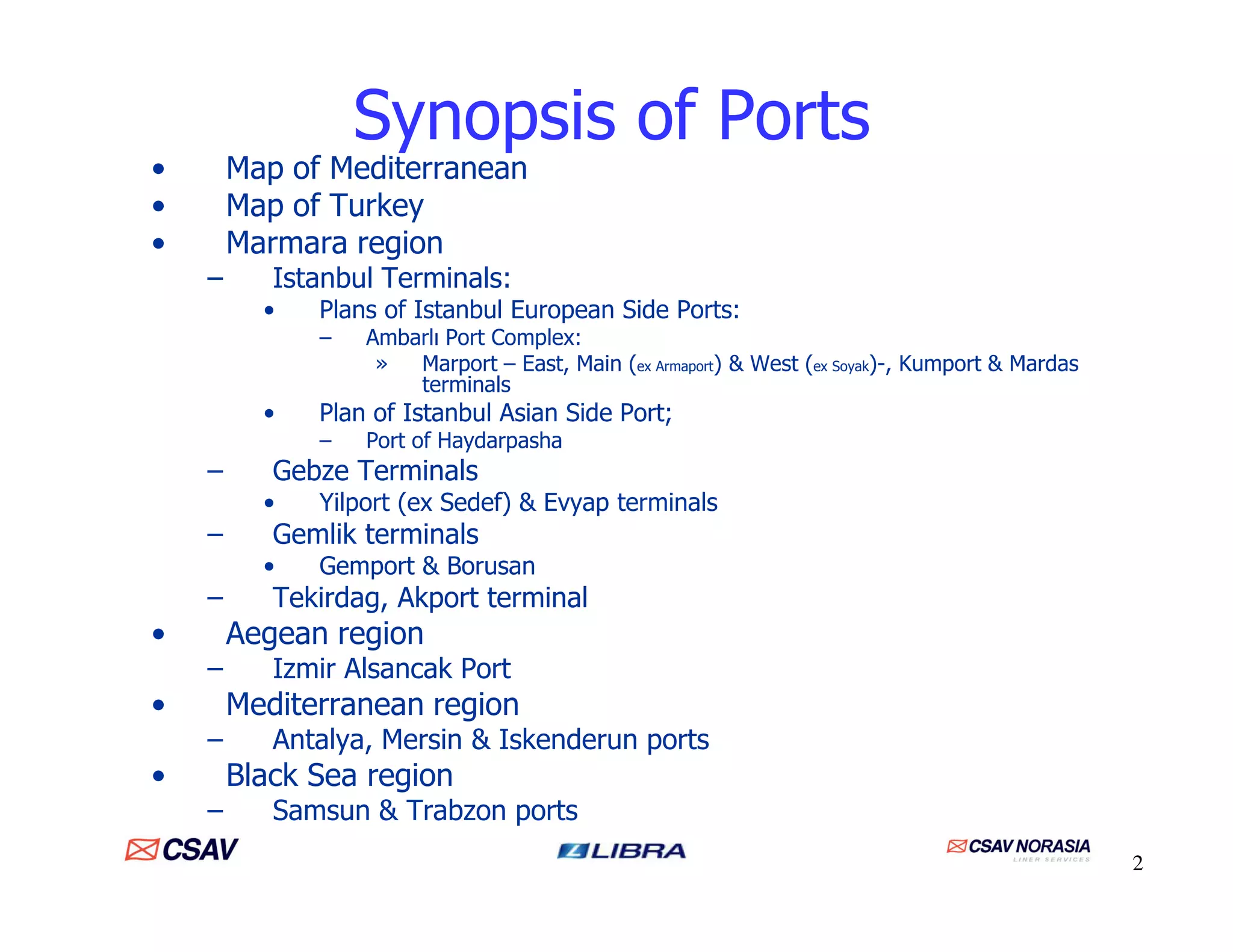 Turkish ports | PPT