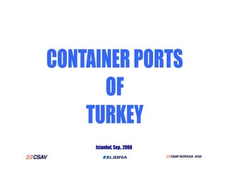 Turkish ports | PDF