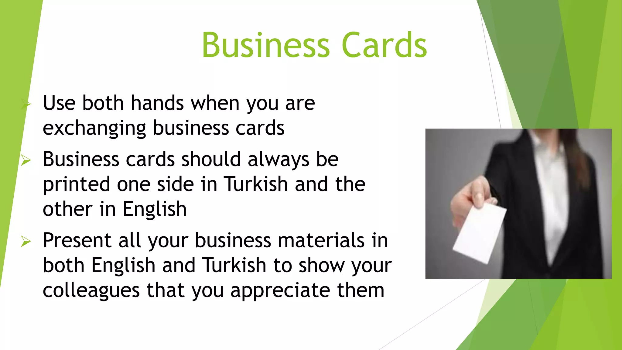 BusinessEtiquette in Turkey | PPTX