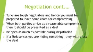 BusinessEtiquette in Turkey | PPTX