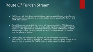 Turkish stream Project | PPT