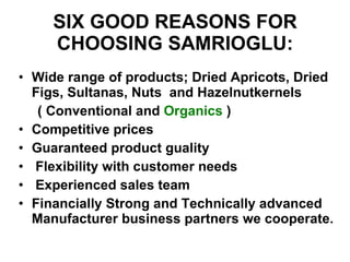 Turkish Sultanas Processing Stages | PPT