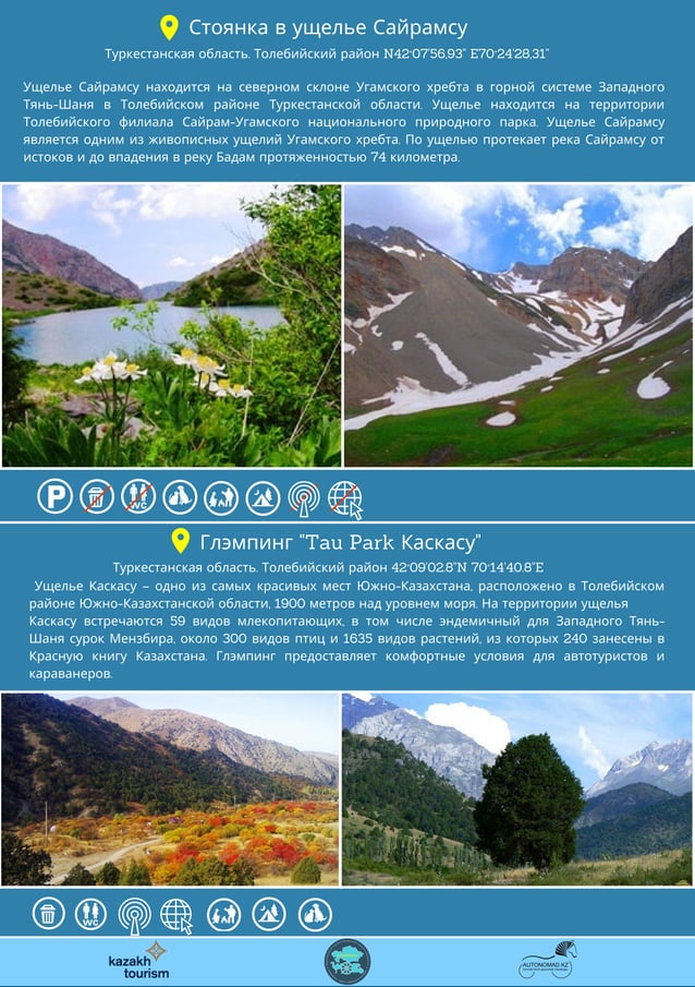 Travel guide for tour operators, autotourists and caravaners in ...