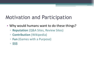 TurKit: Tools for Iterative Tasks on Mechanical Turk [Little, et al ...
